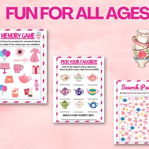 Tea Party Games | Tea Party Birthday Party Games | Tea Party for Girls ...