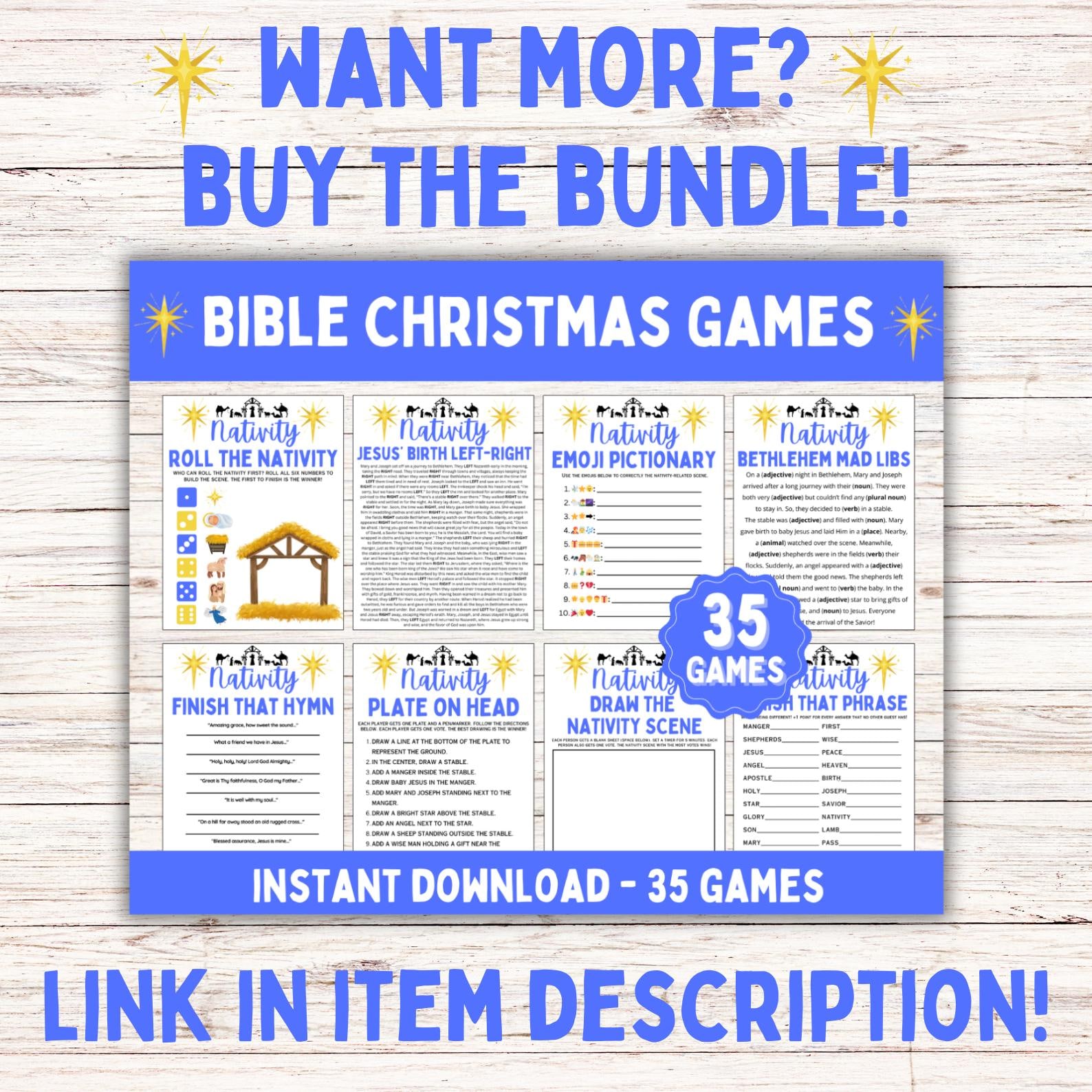 Nativity Left-right Game | Church Bible Games | Christmas Bible Games ...