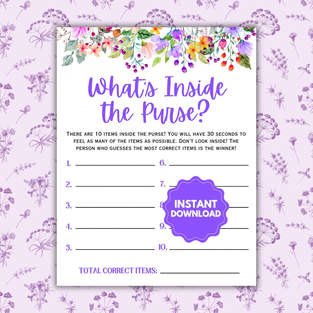 What's Inside the Purse? | Funny Mother's Day Games | Family Mother's ...