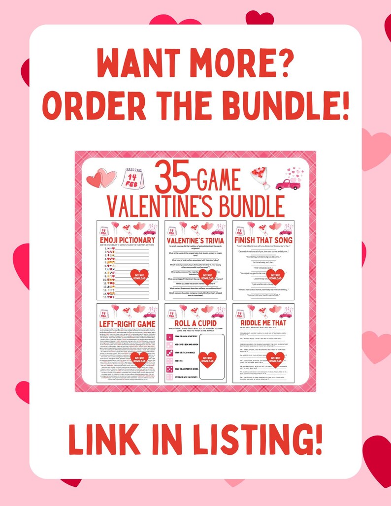 Valentine's Most Likely to Fun Valentine's Game Valentine's Printable ...