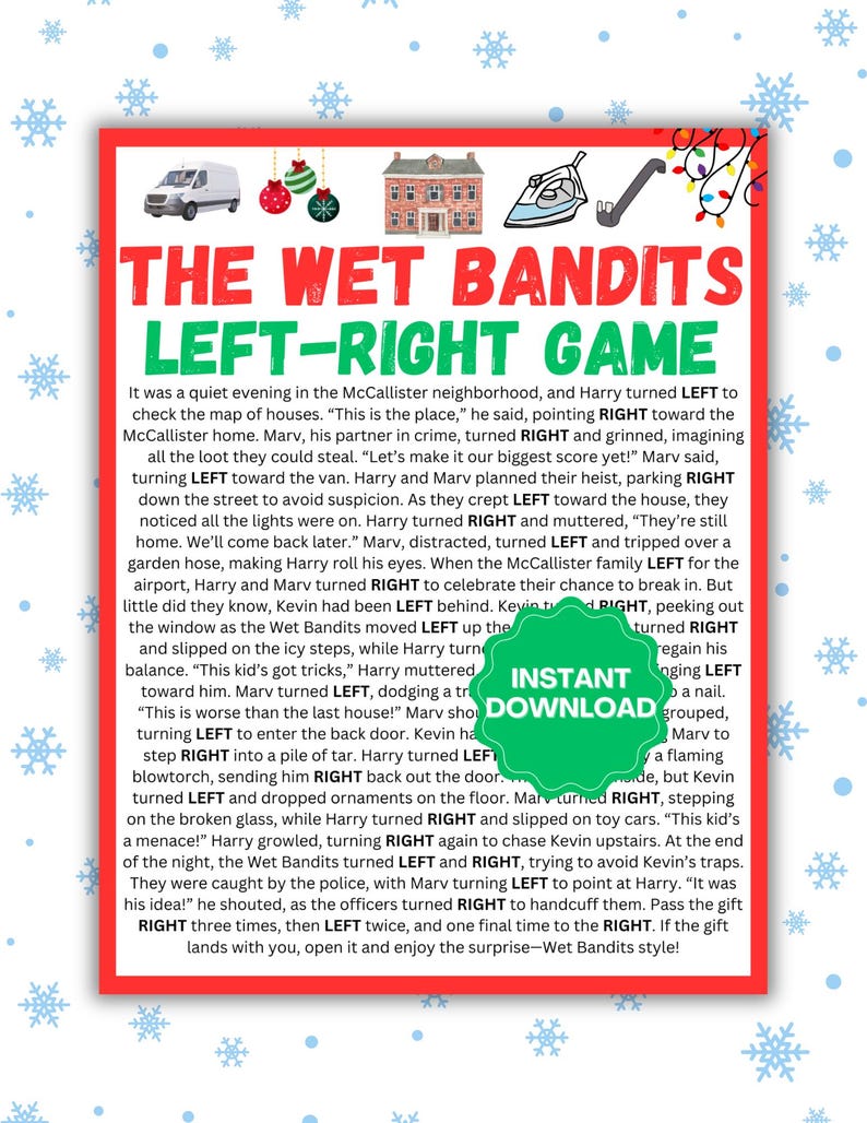 The Wet Bandits Game | Home Alone Christmas Game | Marv and Harry ...