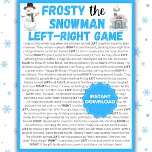 Frosty the Snowman Left-right Game | Christmas Movie Games | Left Right ...