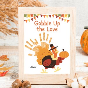 Thanksgiving Turkey Handprint Craft | Thanksgiving Craft | Fall Craft ...