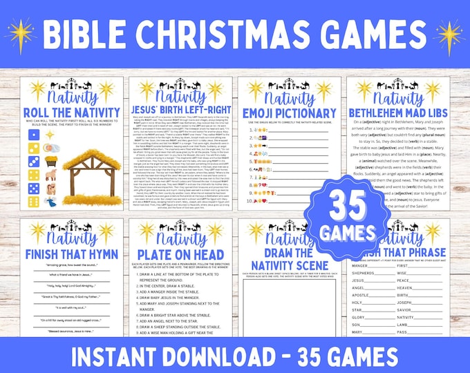 Nativity Pass the Present | Church Bible Games | Christmas Bible Games ...