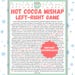 Christmas Left-right Game | Hot Cocoa Games | Printable Left Right Game ...