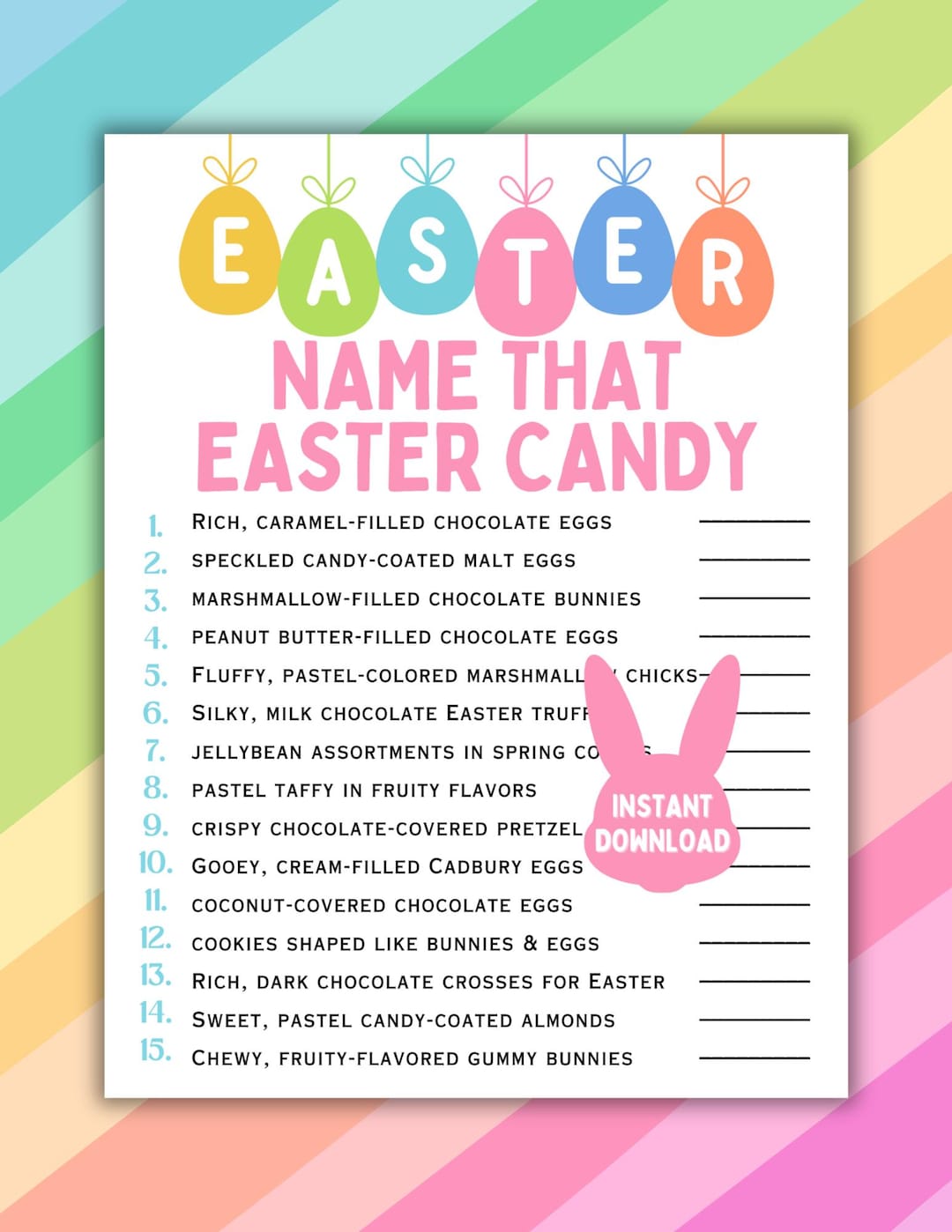 Name That Easter Candy | Easter Trivia Game | Easter Games | Easter ...