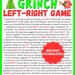 The Grinch Christmas Bundle | Christmas Party Games | Left Right ...