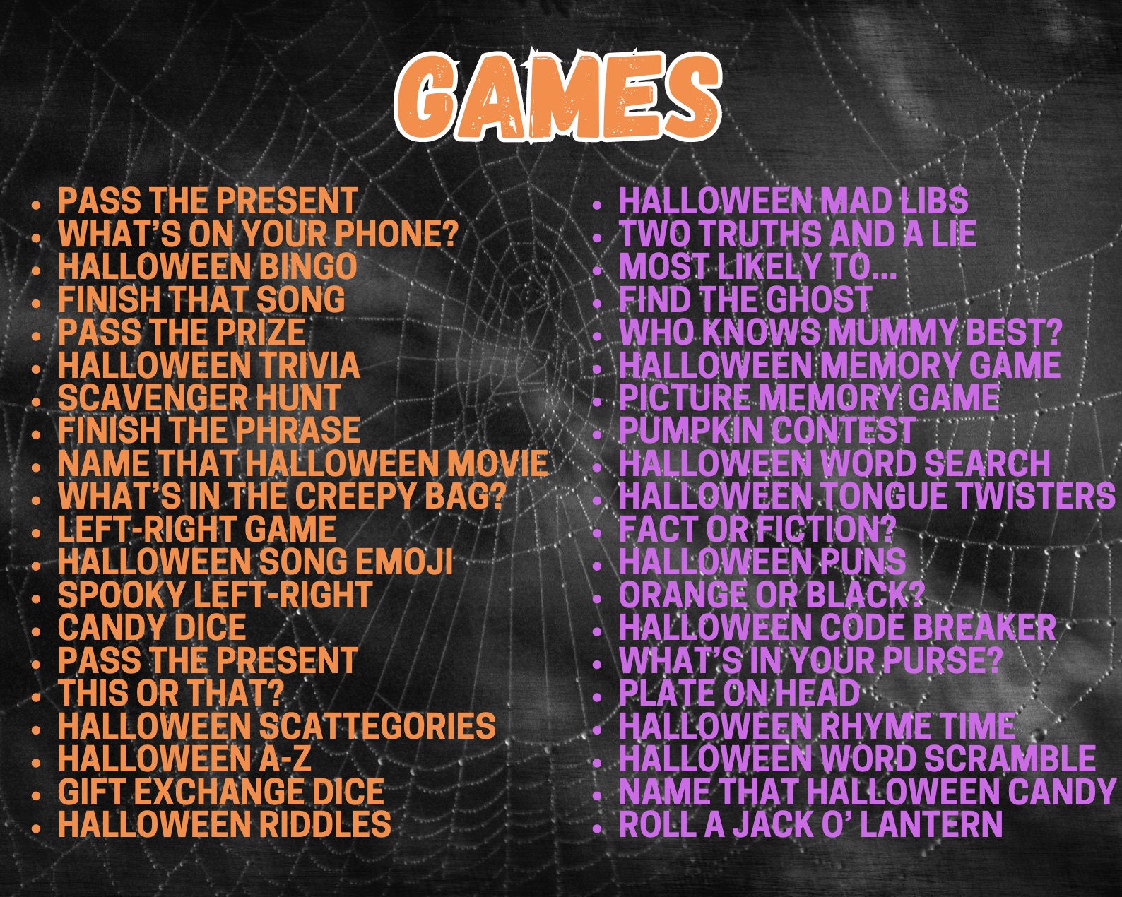 40 Halloween Games BUNDLE | Halloween Party Games | Halloween Game ...