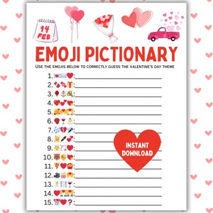 Valentine's Emoji Game | Valentine's Day Games | Emoji Valentine's ...