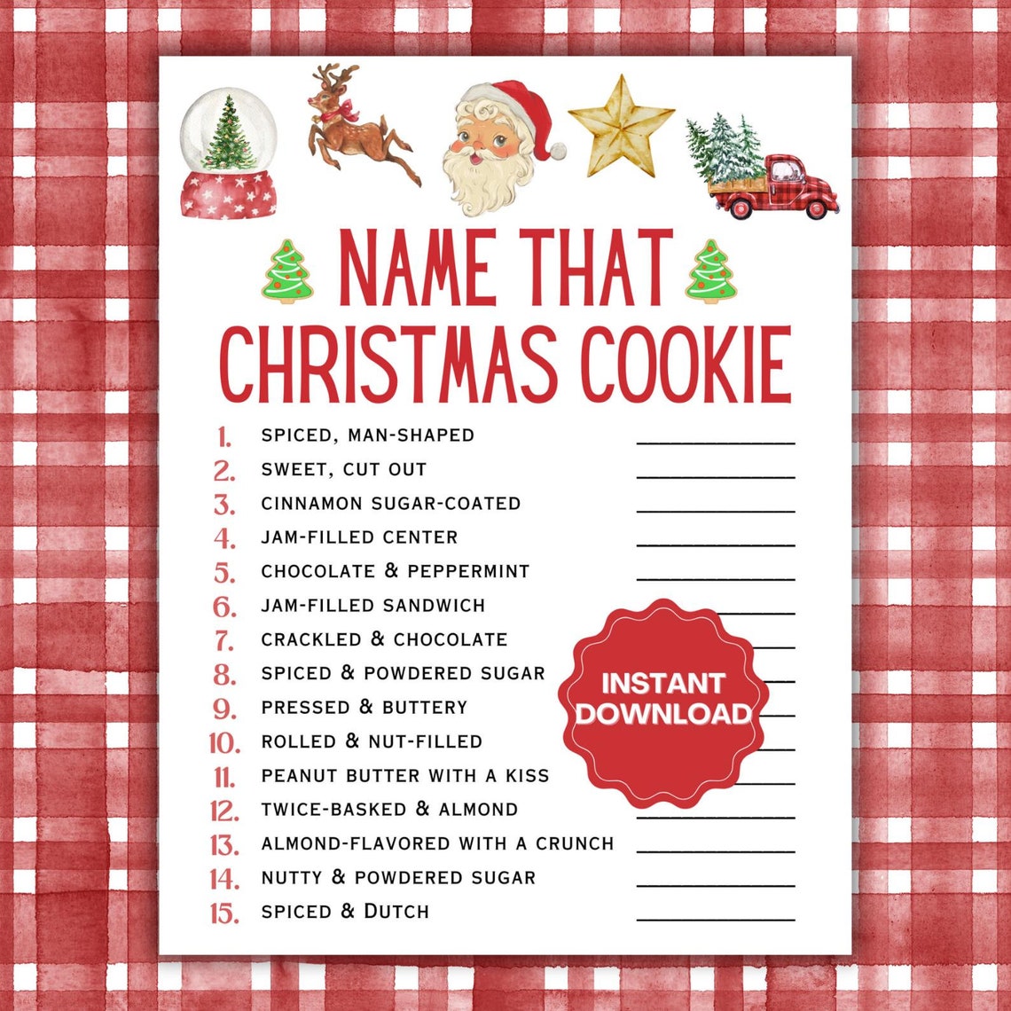 Name That Christmas Cookie | Christmas Party Games | Christmas Cookie ...