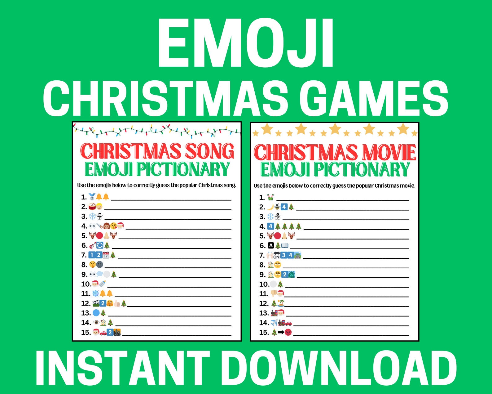 Christmas Emoji Games Christmas Movie Emoji Game Christmas Song Emoji ...