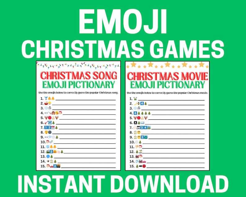 Christmas Emoji Games Christmas Movie Emoji Game Christmas Song Emoji ...