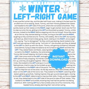 Winter Left-right Game | Winter Pass the Prize | Left Right Winter ...