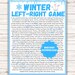 Winter Left-right Game | Winter Pass the Prize | Left Right Winter ...