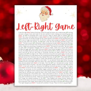 Christmas Left-right Game | Christmas Dinner Games | Christmas Pass the ...