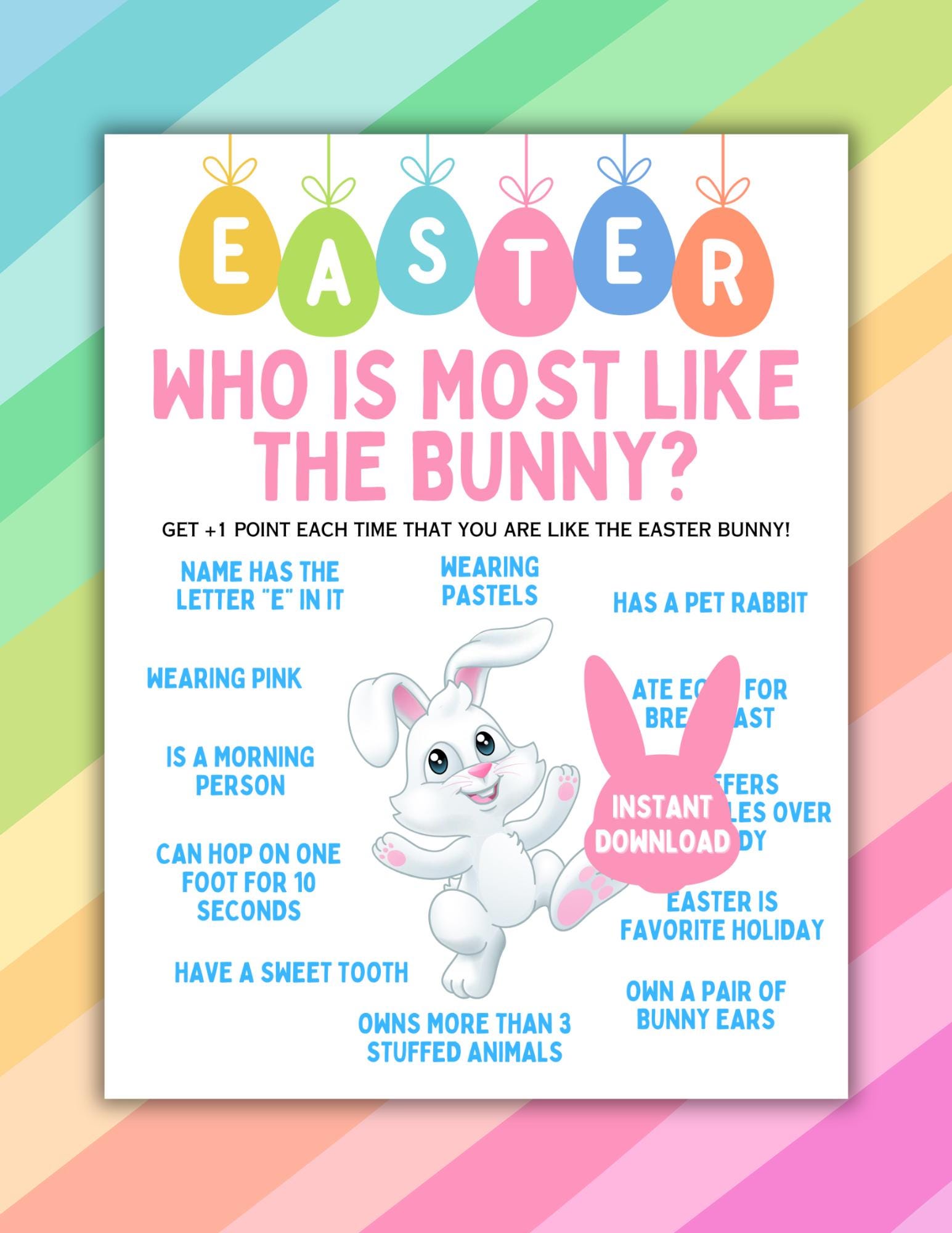 Who is Most Like the Easter Bunny? | Easter Games | Easter Kids Games ...
