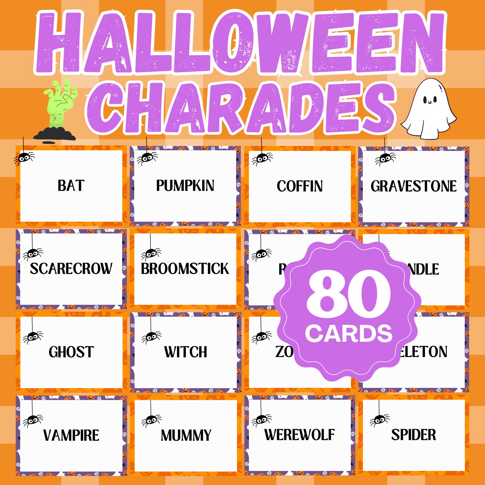 Halloween Party Games | Act It Draw It Halloween Game | Halloween ...