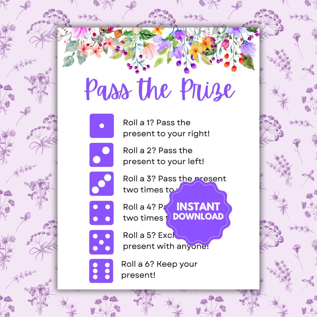 Mother's Day Pass the Prize | Fun Mother's Day Games | Left-right ...