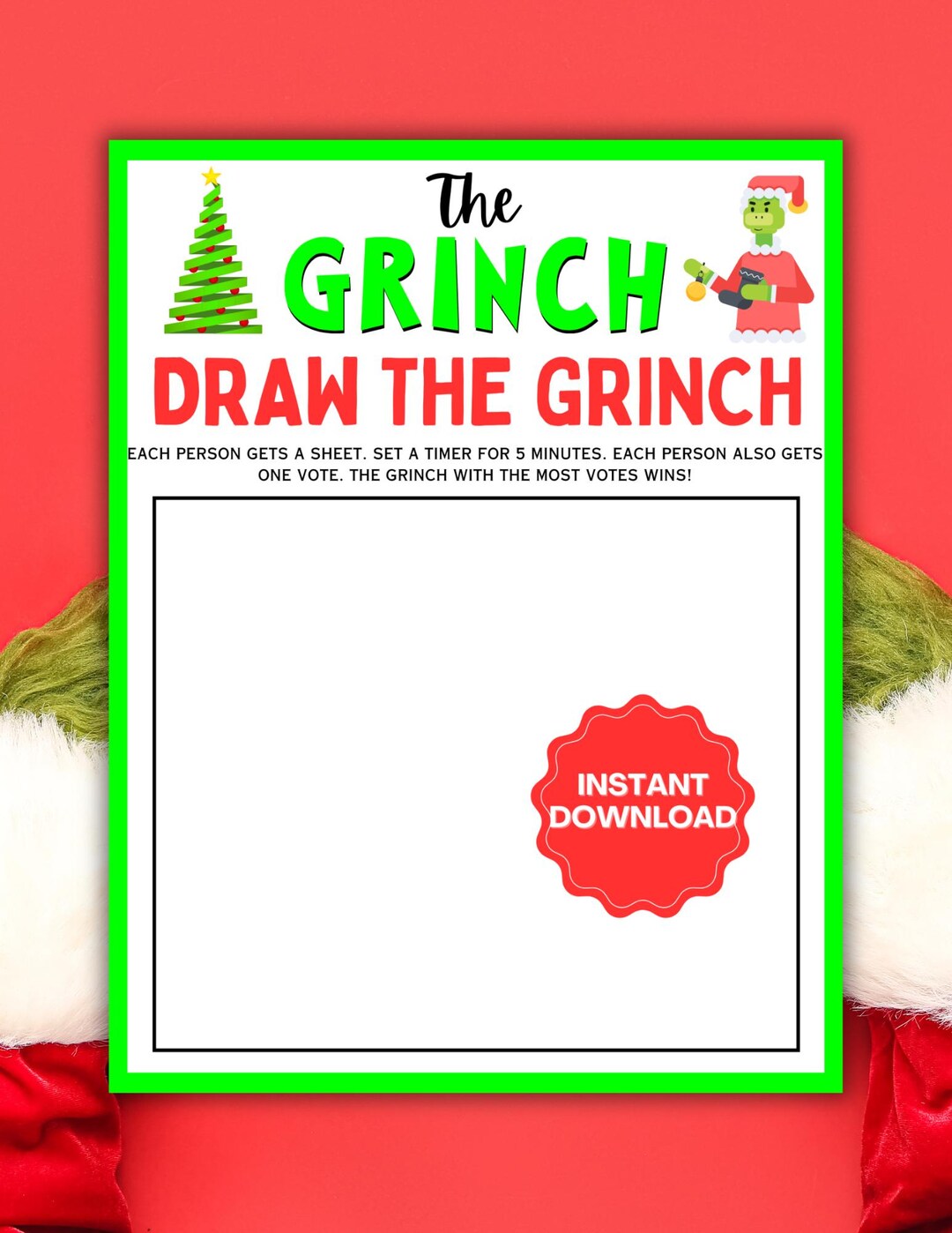 The Grinch Christmas Game Draw the Grinch Fun Grinch Christmas Game the ...