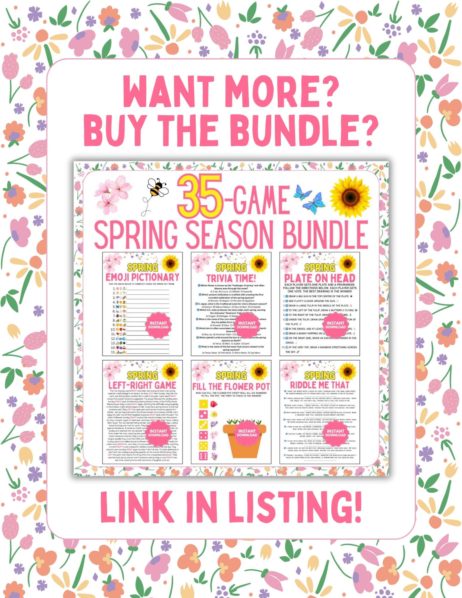 Spring Emoji Game | Spring Emoji Pictionary Game | Spring Emoji ...