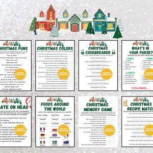 Christmas Games BUNDLE | 50 Christmas Party Games | Fun Christmas Game ...