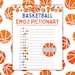 Basketball Emoji Game L Fun Basketball Games L Printable Basketball ...