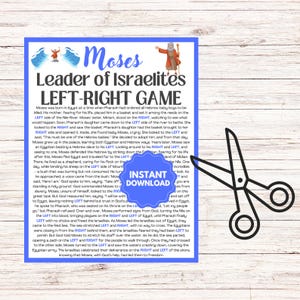 25 Bible Left-right Games L Fun Bible Games L Left-right Sunday School ...