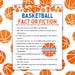 Basketball Trivia Game L Fun Basketball Games L Printable Basketball ...