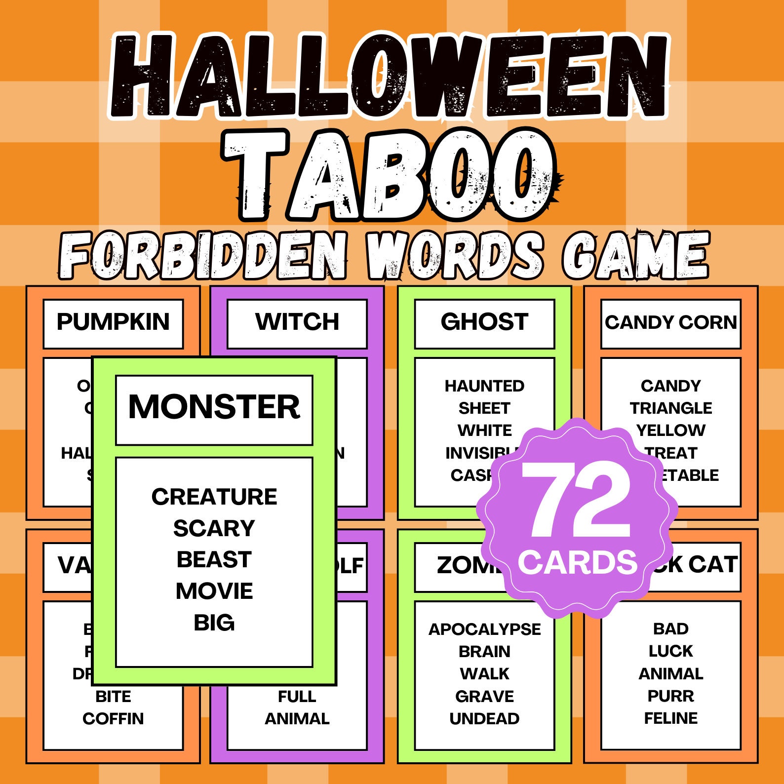 Halloween Party Games | Forbidden Words Halloween Game | Halloween 5 ...