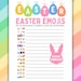 Easter Emoji Game | Easter Games | Easter Emoji Pictionary | Easter ...