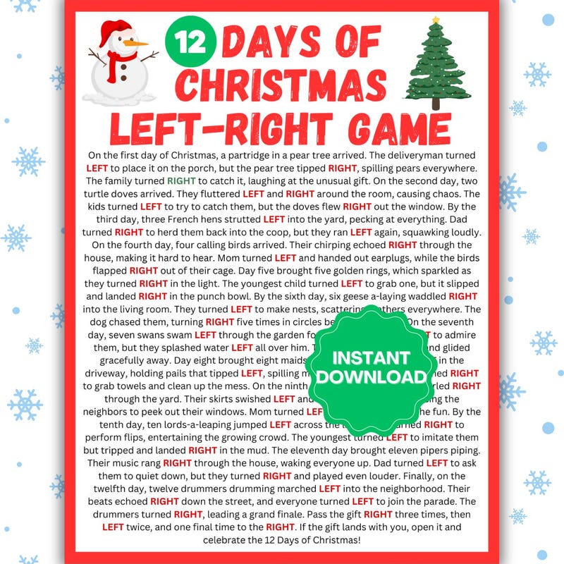 12 Days of Christmas - Etsy