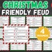 Christmas Friendly Feud Game | Printable Christmas Games | Friendly ...
