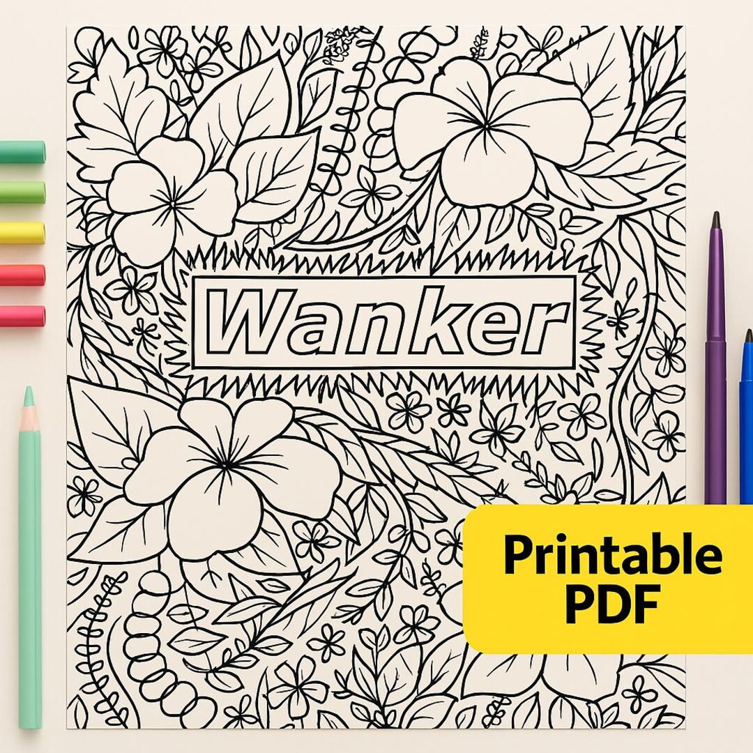 Funny Adult Coloring Page, Insults Coloring Page, Sarcastic Coloring ...