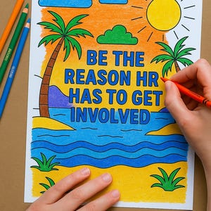 Corporate Burnout Coloring Book – Funny Adult PDF Download for ...