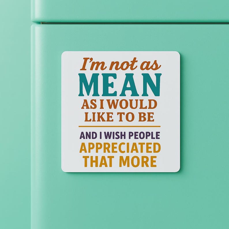 Snarky Fridge Magnet: Funny Passive Aggressive Sarcastic Gift - Etsy