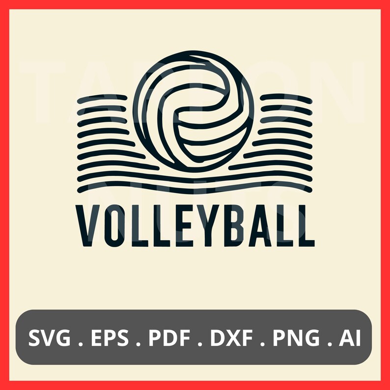 Volleyball Svg | Volleyball Logo Svg | Sports Logo Svg | Volleyball ...