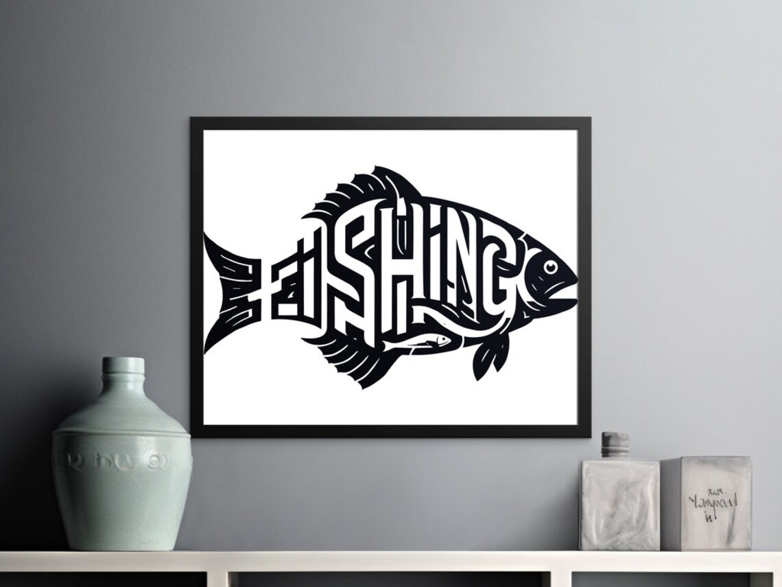 Fishing Letters SVG | Fishing Letters Printable | Cricut Fishing Svg ...