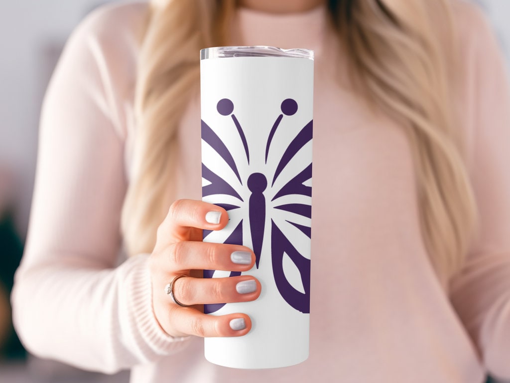 Purple Butterfly Bundle Svg Minimalist Butterfly Svg Cricut Butterfly ...