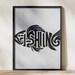 Fishing SVG | Fishing Letters SVG | Fishing Letters Printable | Fish ...