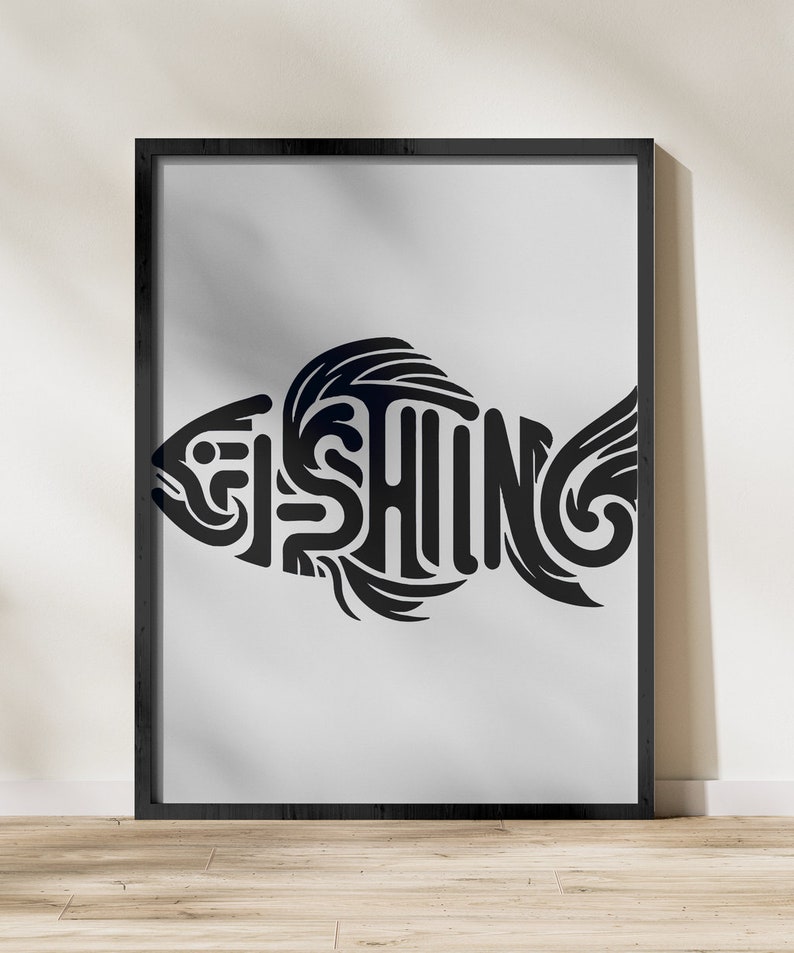 Fishing SVG | Fishing Letters SVG | Fishing Letters Printable | Fish ...