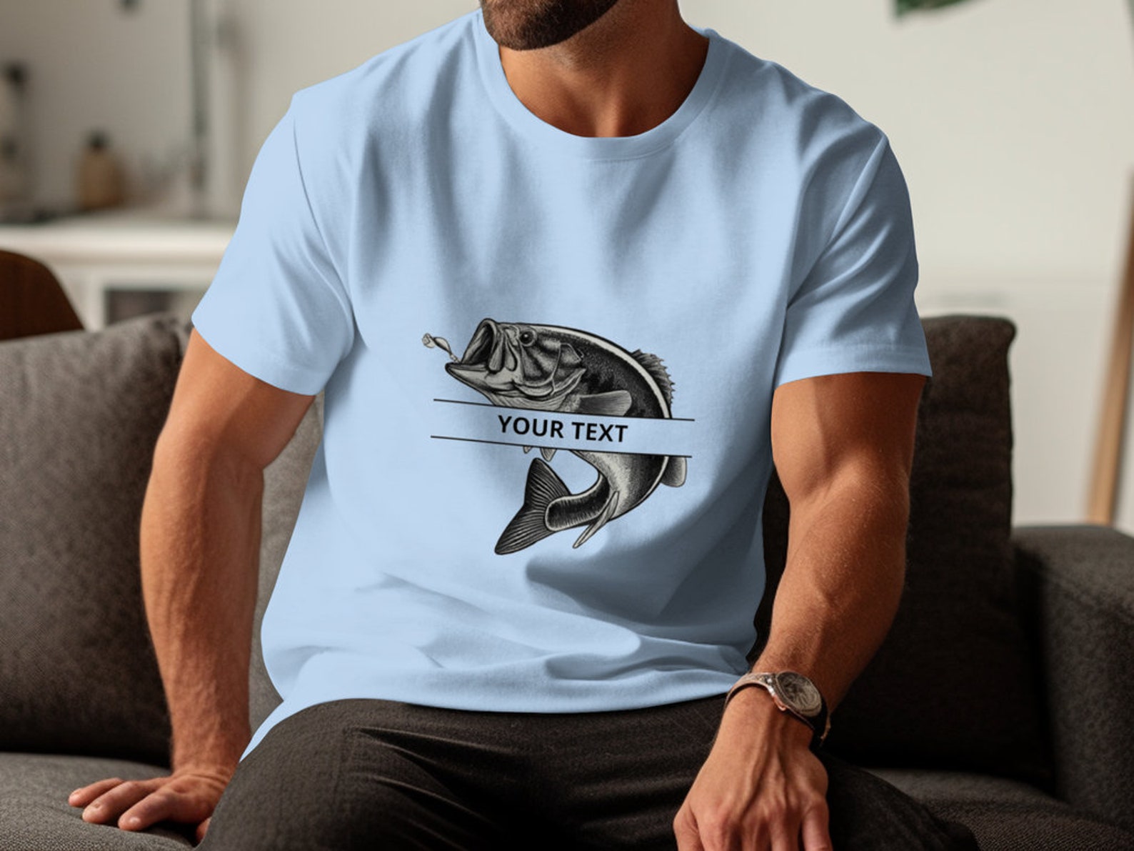 Bass Fishing SVG | Customizable Fishing Graphic | Bass Fishing ...