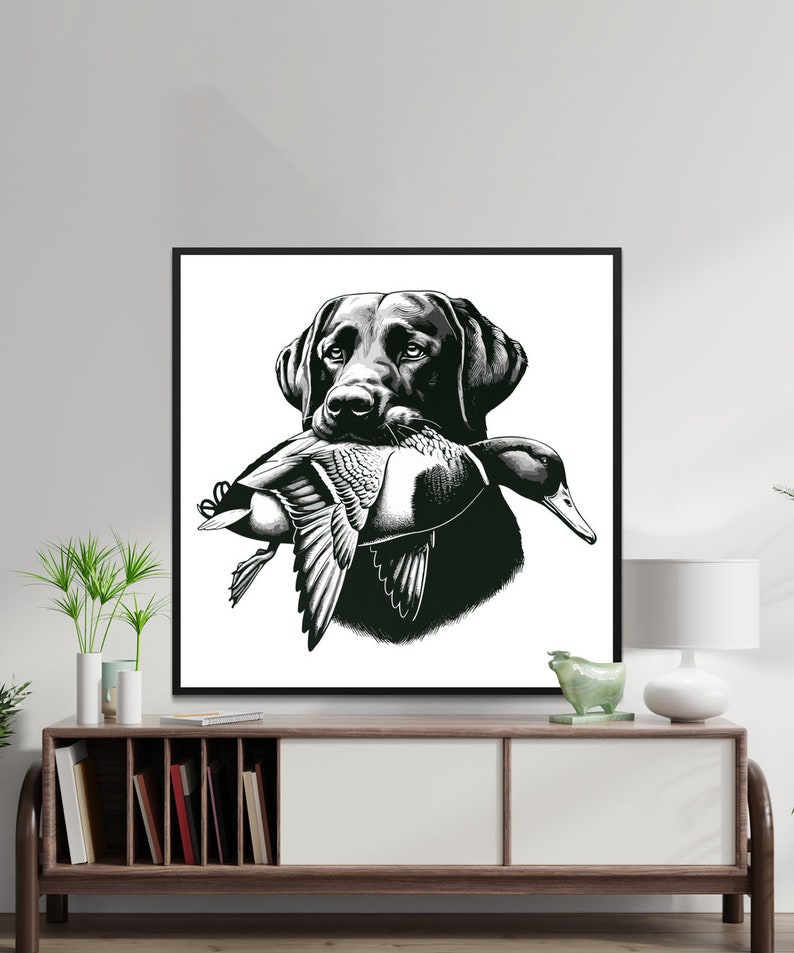 Labrador Hunting Svg | Labrador Hunting Png | Dog Clipart | Duck Hunter ...