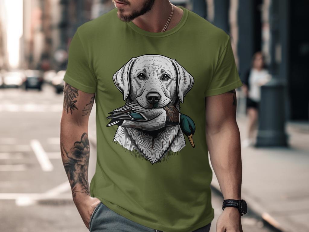 Labrador Retriever Hunting Svg | Dog Holding Duck Svg | Duck Hunting ...