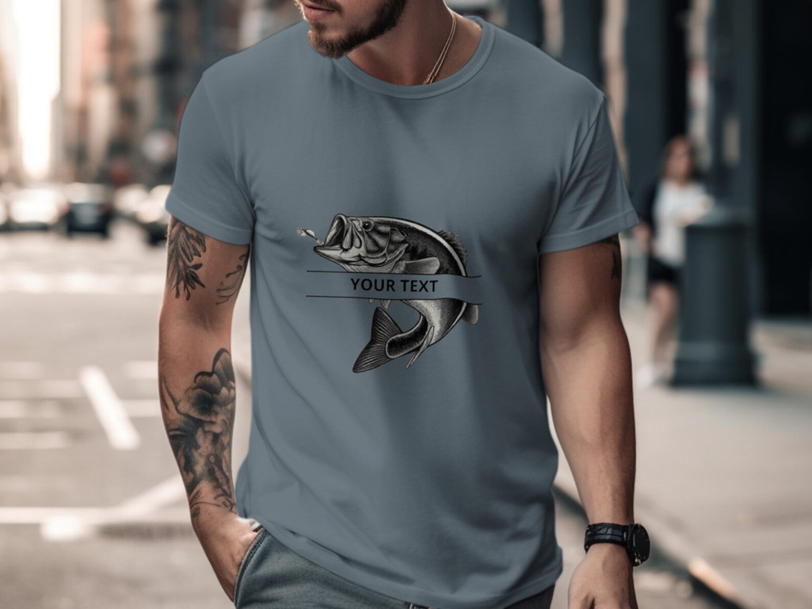 Bass Fishing SVG | Customizable Fishing Graphic | Bass Fishing ...