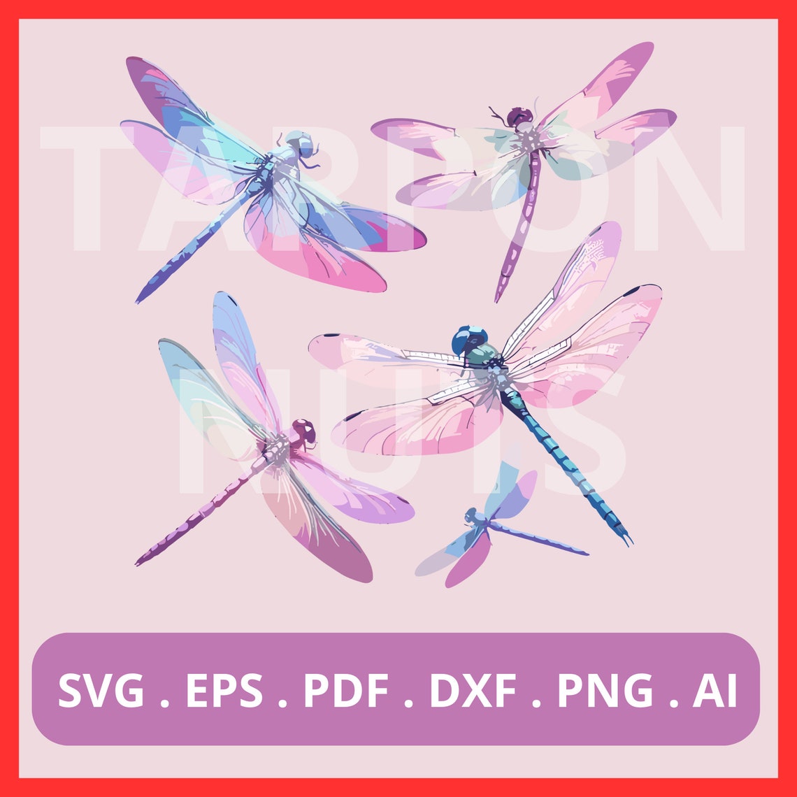 Group of Dragonflies Svg | Dragonfly Svg | Dragonfly Png | Insect Svg ...