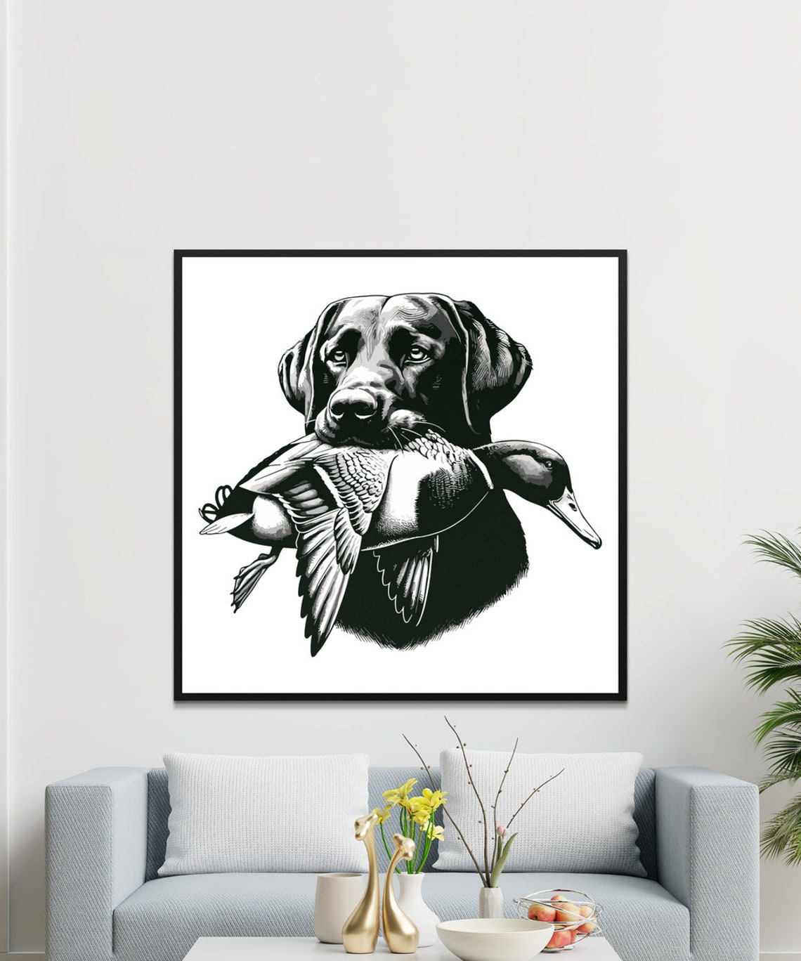 Labrador Hunting Svg | Labrador Hunting Png | Dog Clipart | Duck Hunter ...