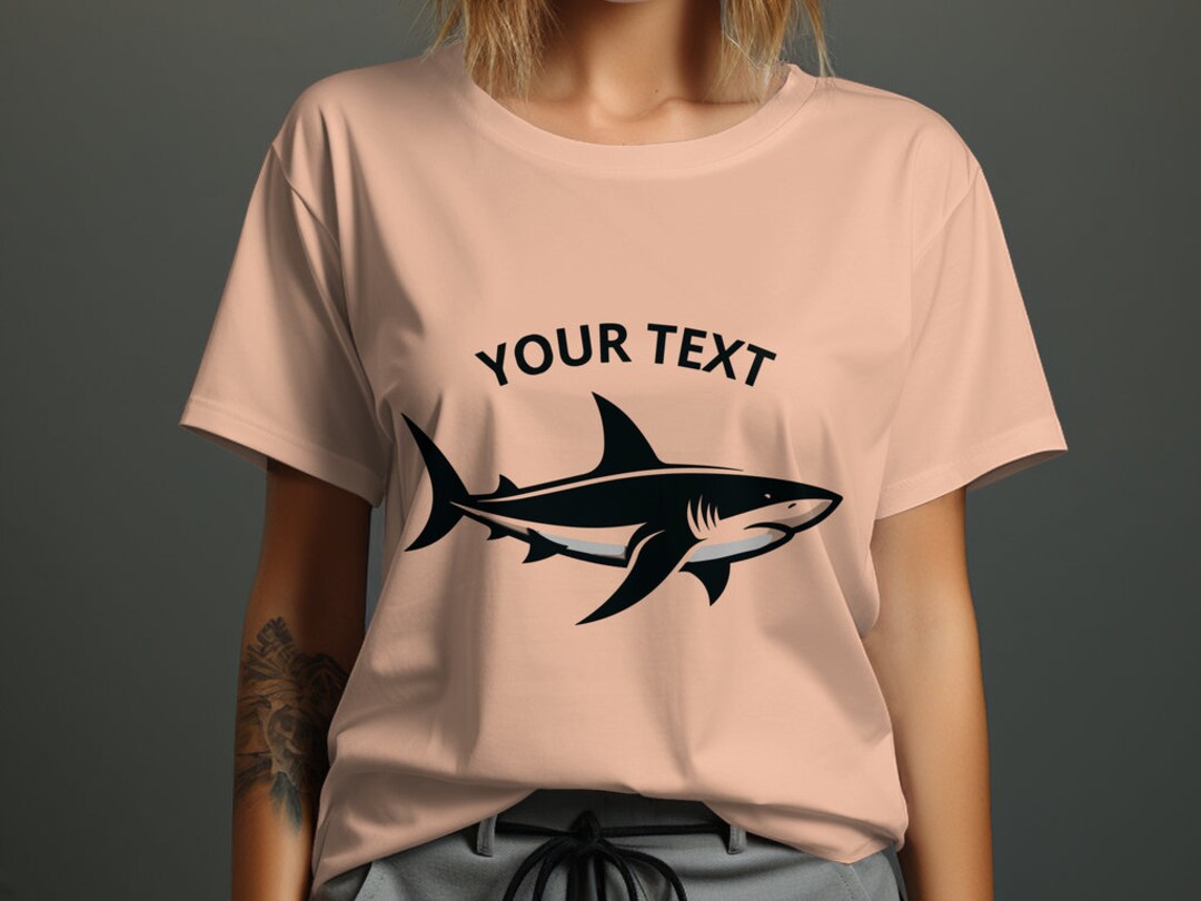Customize Shark Svg | Shark Silhouette Svg | Customizable Shark | Shark ...