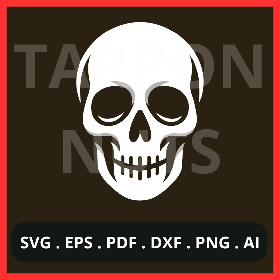 Minimalist Skull Svg White Skull Design Simple Skull Icon Skull Vector ...