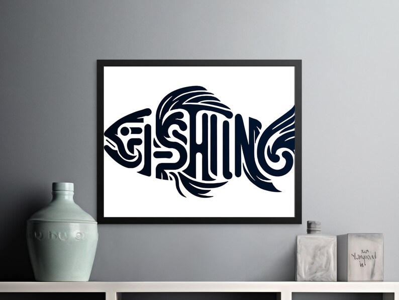 Fishing SVG | Fishing Letters SVG | Fishing Letters Printable | Fish ...