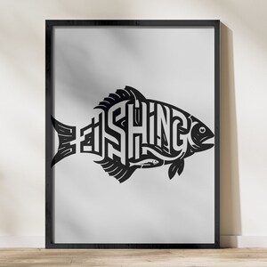 Fishing Letters SVG | Fishing Letters Printable | Cricut Fishing Svg ...